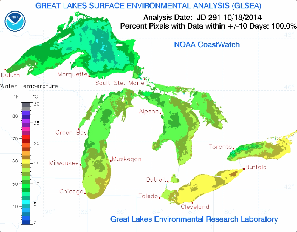 Lake Michigan deep water is warming and scientists don't know why ...