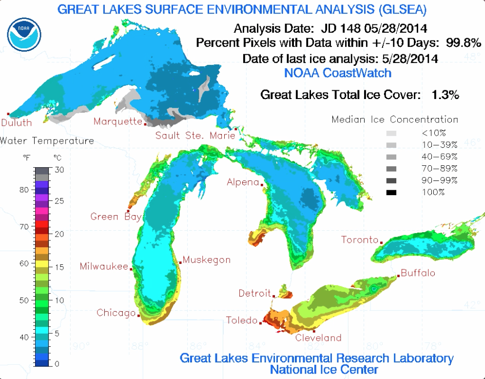 Lake Michigan deep water is warming and scientists don't know why ...
